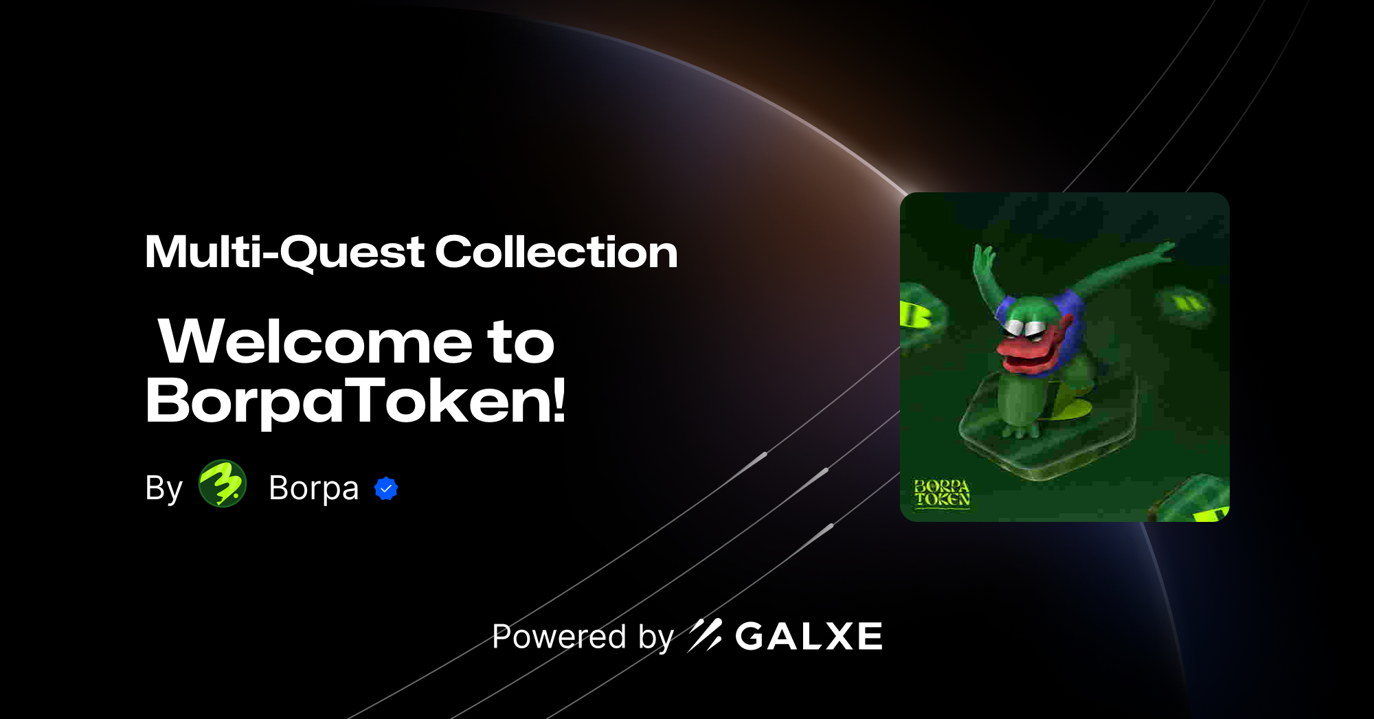 👋 Welcome to BorpaToken! by Borpa | Galxe Quest