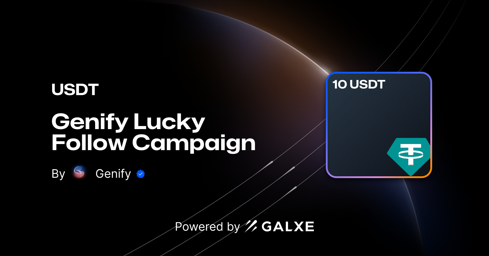 Genify Lucky Follow Campaign by Genify | Galxe Quest