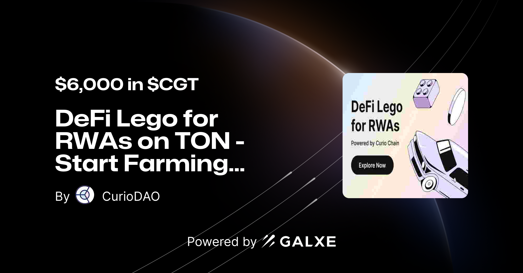 DeFi Lego for RWAs on TON - Start Farming $CGT2.0 on TON - Airdrop ...