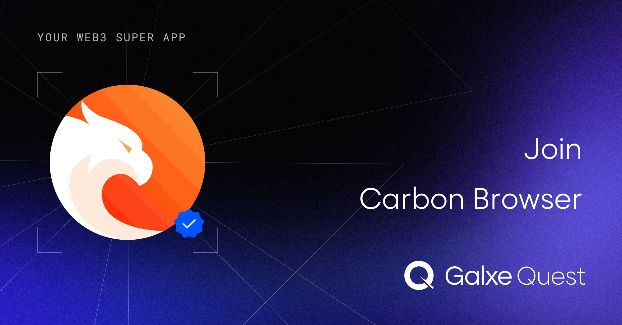 Join Carbon Browser on Galxe Quest