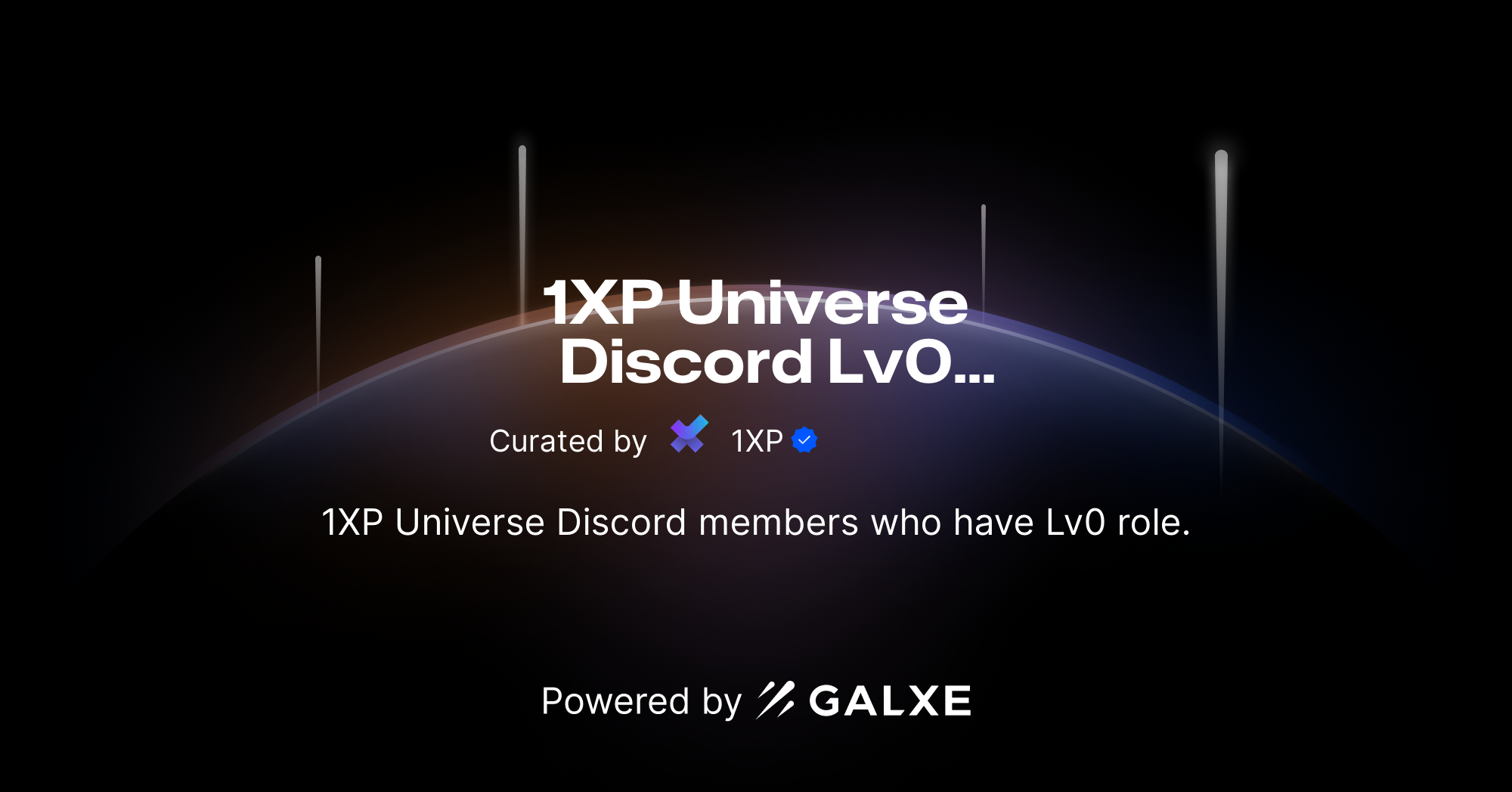 1XP Universe Discord Lv0 Credential | Galxe