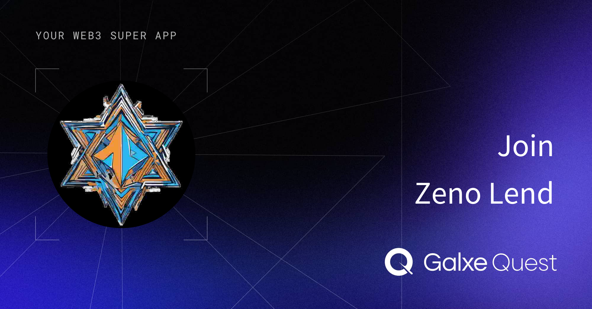 Join Zeno Lend on Galxe Quest