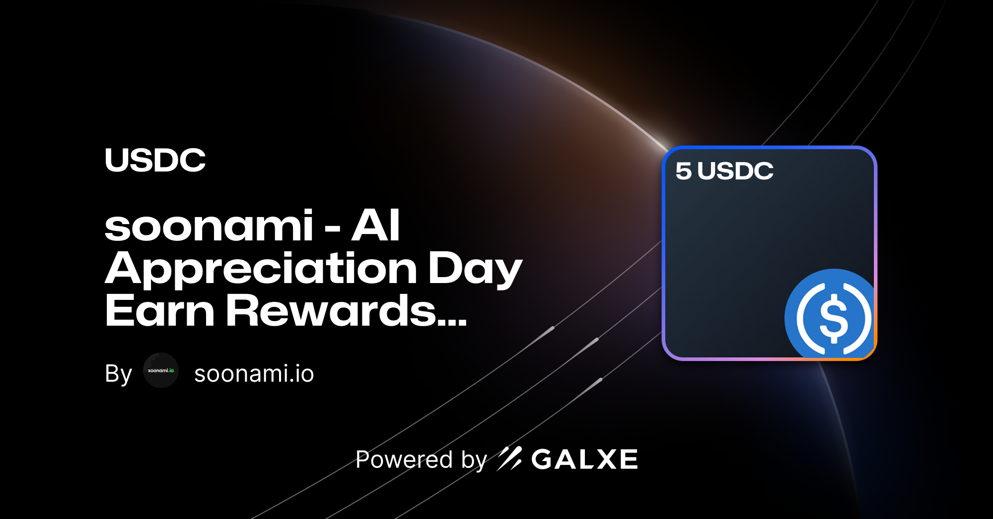 soonami - AI Appreciation Day Earn Rewards by Web3 | Galxe Quest