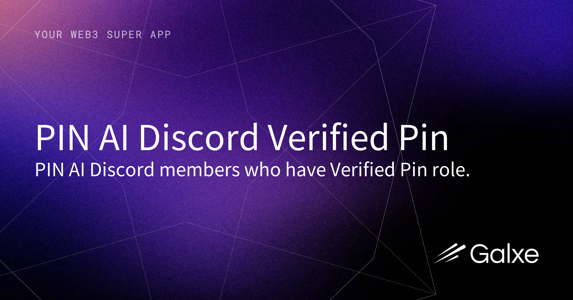 PIN AI Discord Verified Pin Credential | Galxe