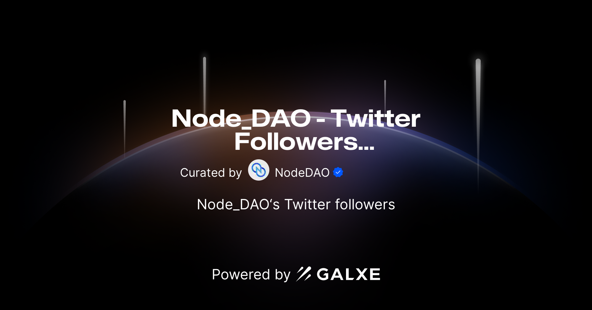 Node_DAO - X Followers Credential | Galxe