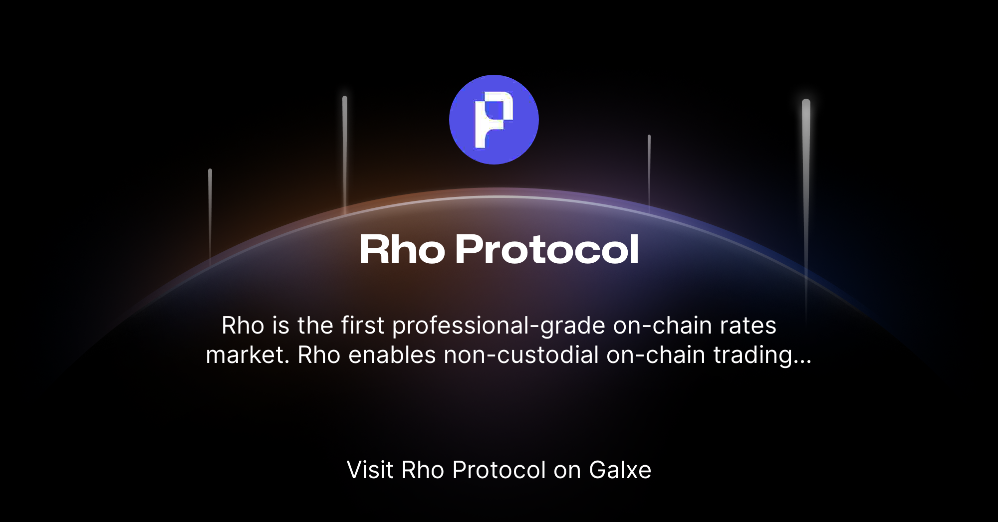 Join Rho Protocol on Galxe