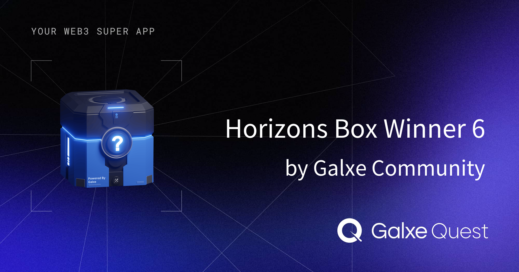 Horizons Box Winner 6 by Galxe Community | Galxe Quest