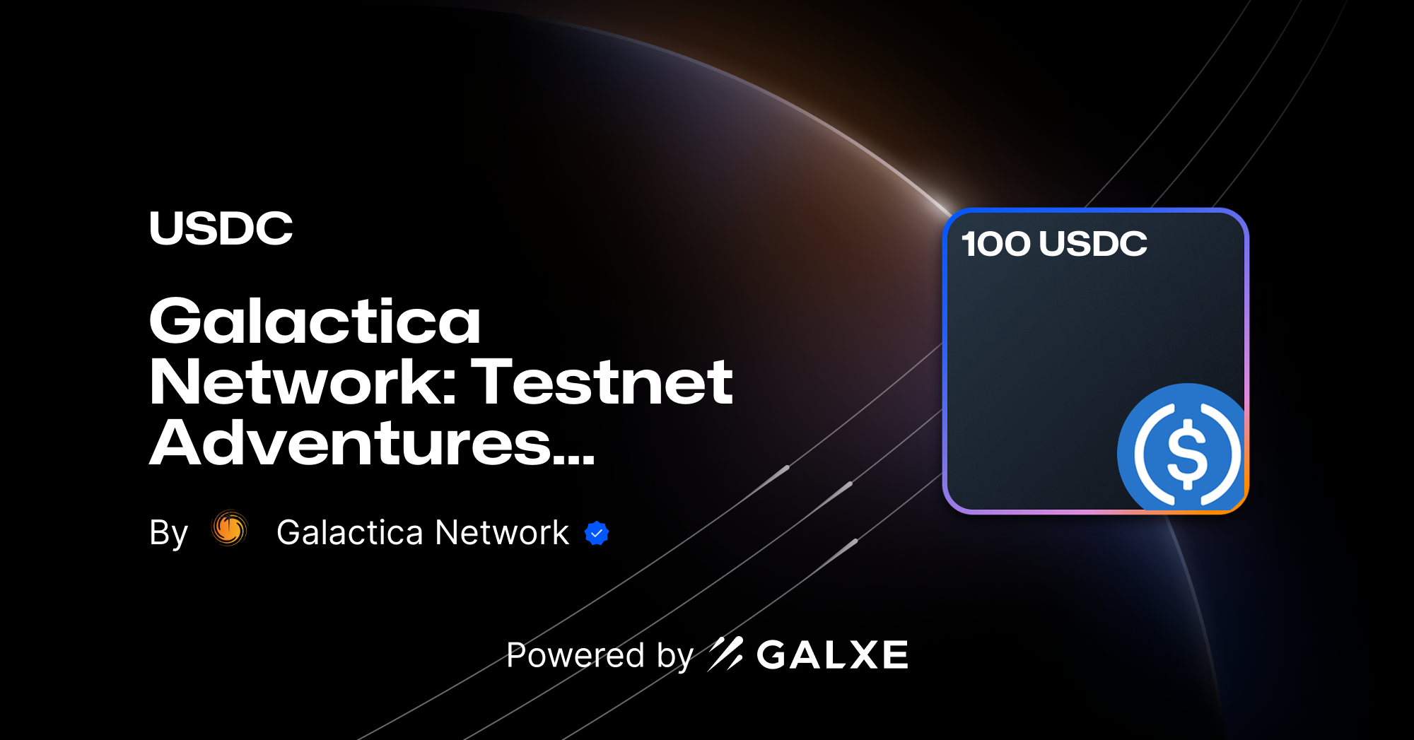 Galactica Network: Testnet Adventures by Galactica Network | Galxe Quest