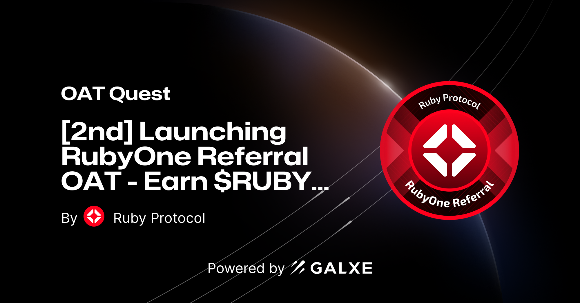 [2nd] Launching RubyOne Referral OAT - Earn $RUBY Reward 🏆 by Ruby ...