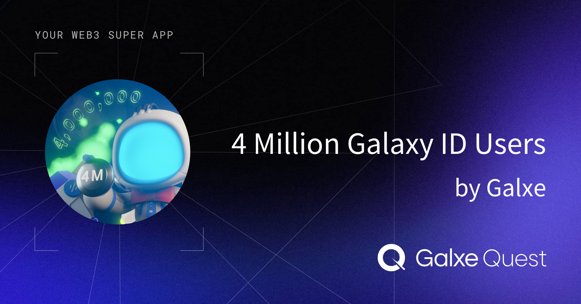 4 Million Galaxy ID Users by Galxe | Galxe Quest