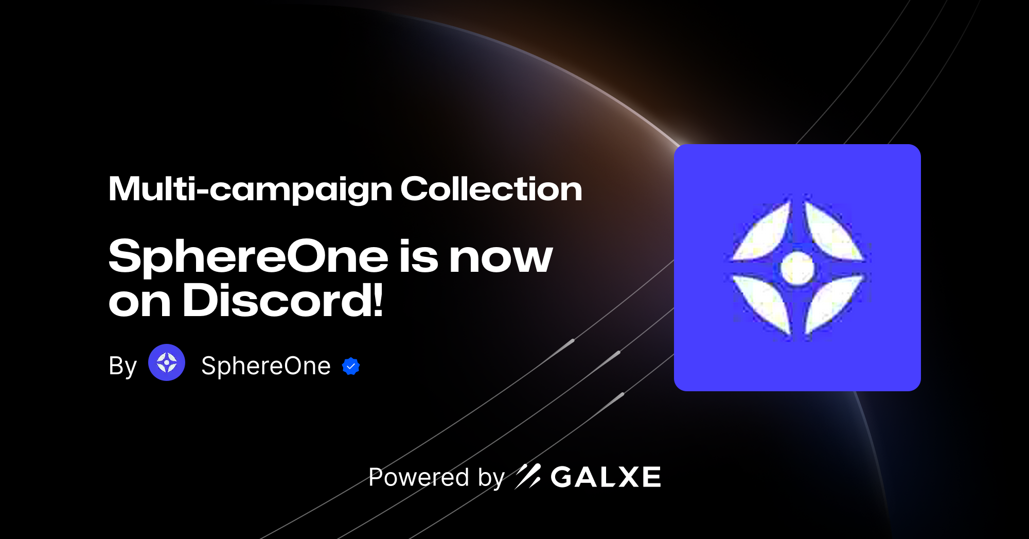 SphereOne is now on Discord! by Orbit | Galxe Quest