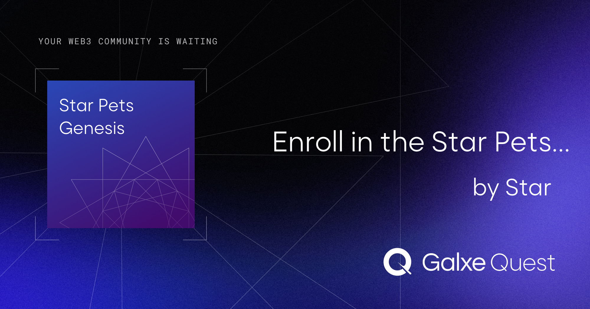 Enroll in the Star Pets Genesis Whitelist Campaign (Each WL valued at ...