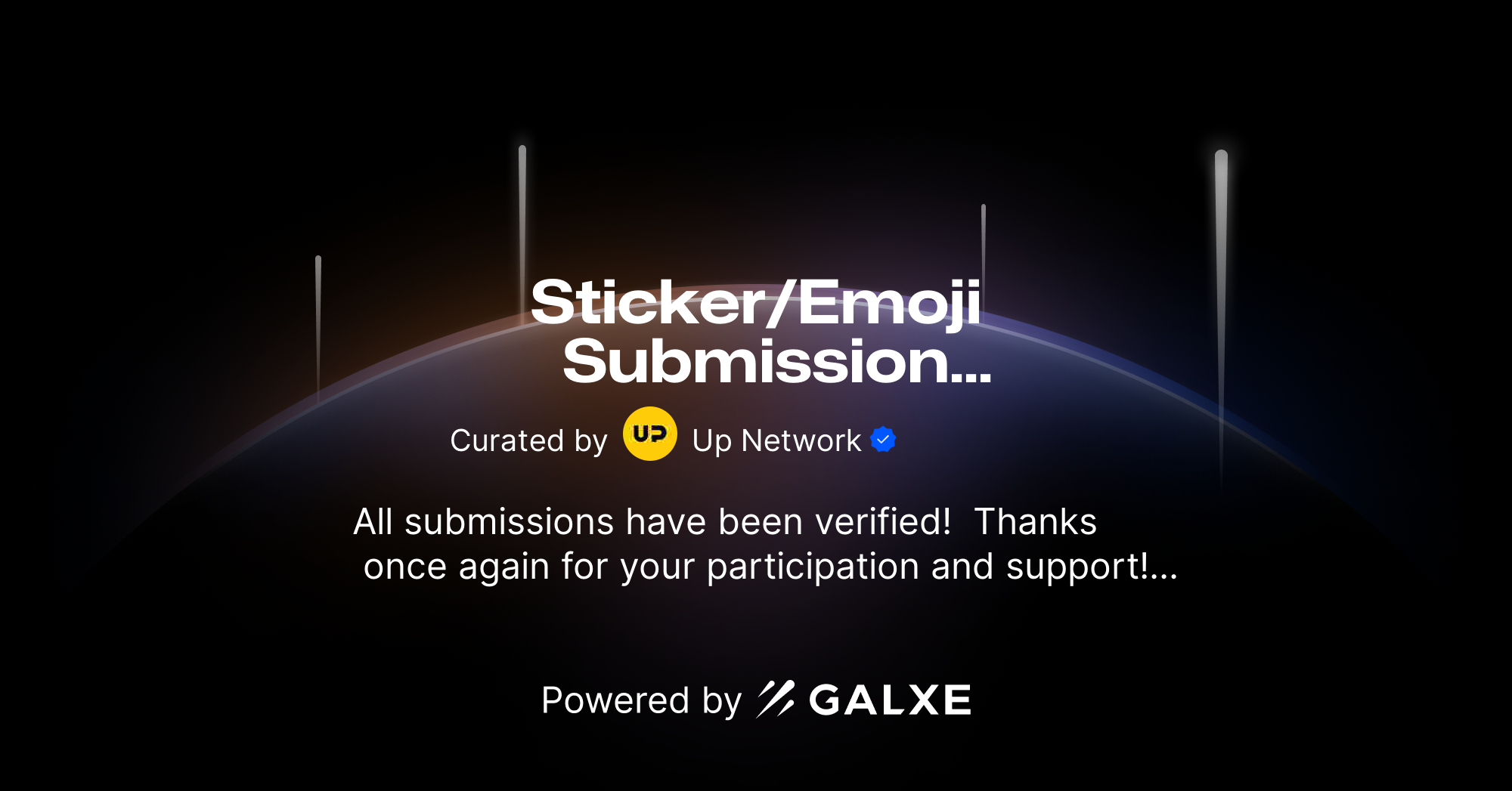 Sticker/Emoji Submission Verification Credential | Galxe