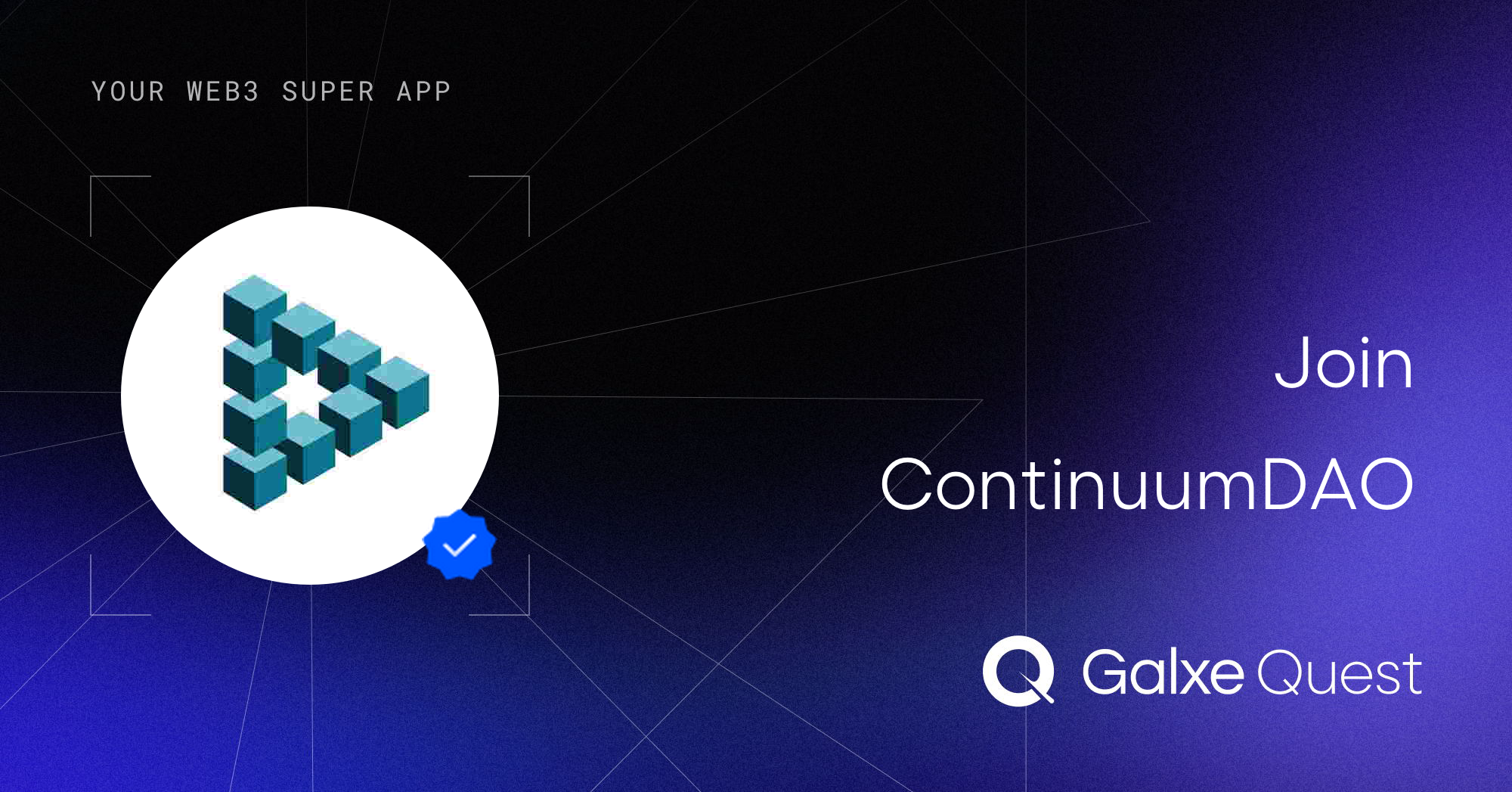 Join ContinuumDAO on Galxe Quest