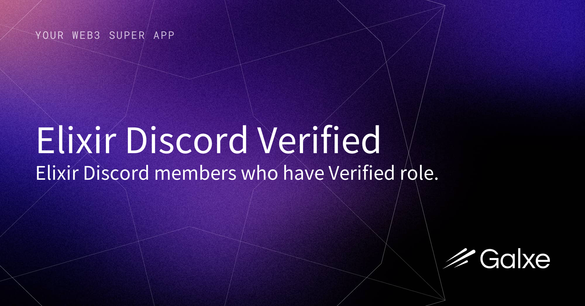 Elixir Discord Verified Credential | Galxe