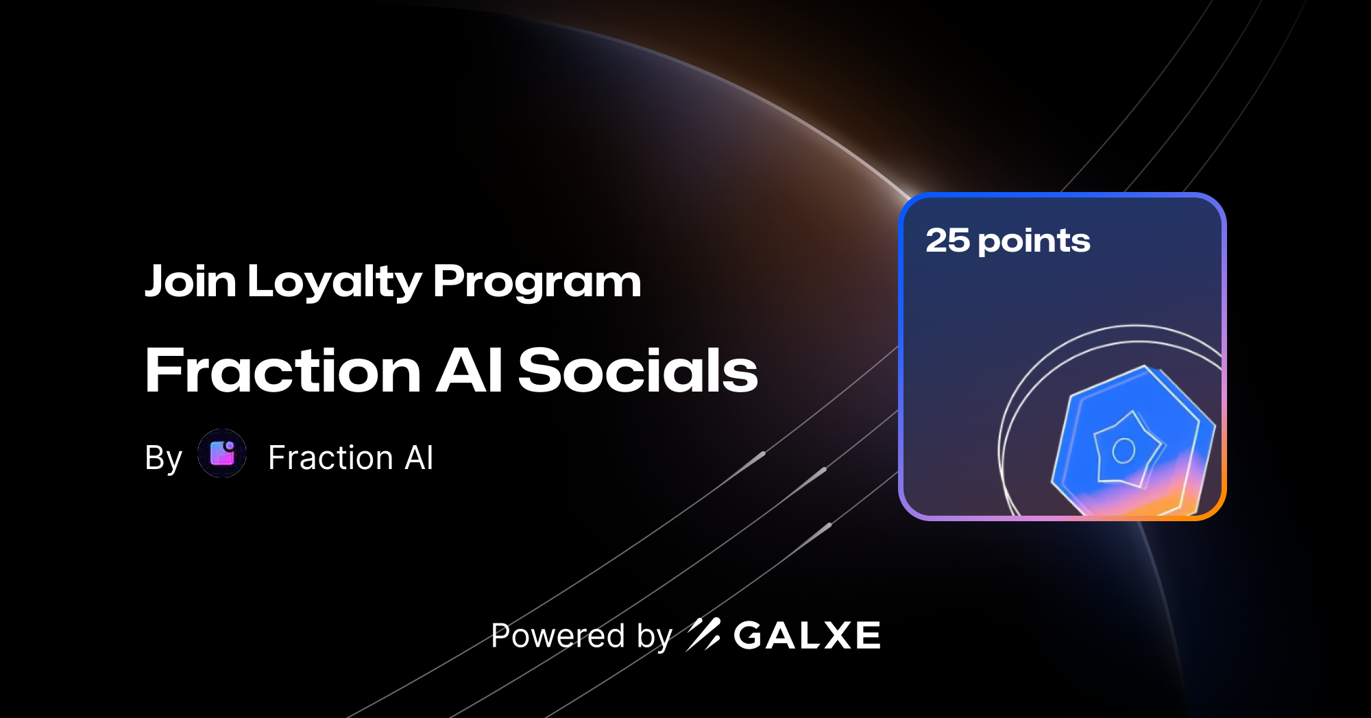 Fraction AI Socials by Fraction AI | Galxe Quest
