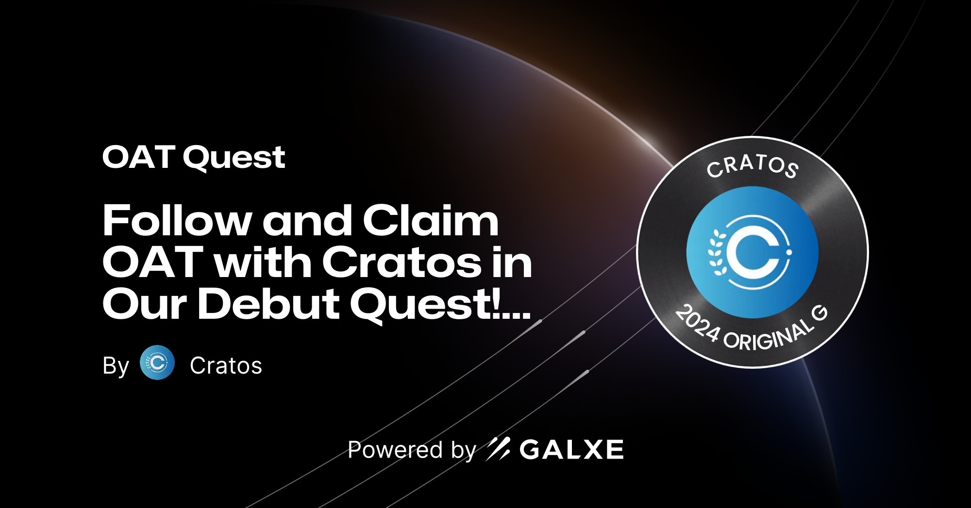 Follow and Claim OAT with Cratos in Our Debut Quest! by Cratos | Galxe ...