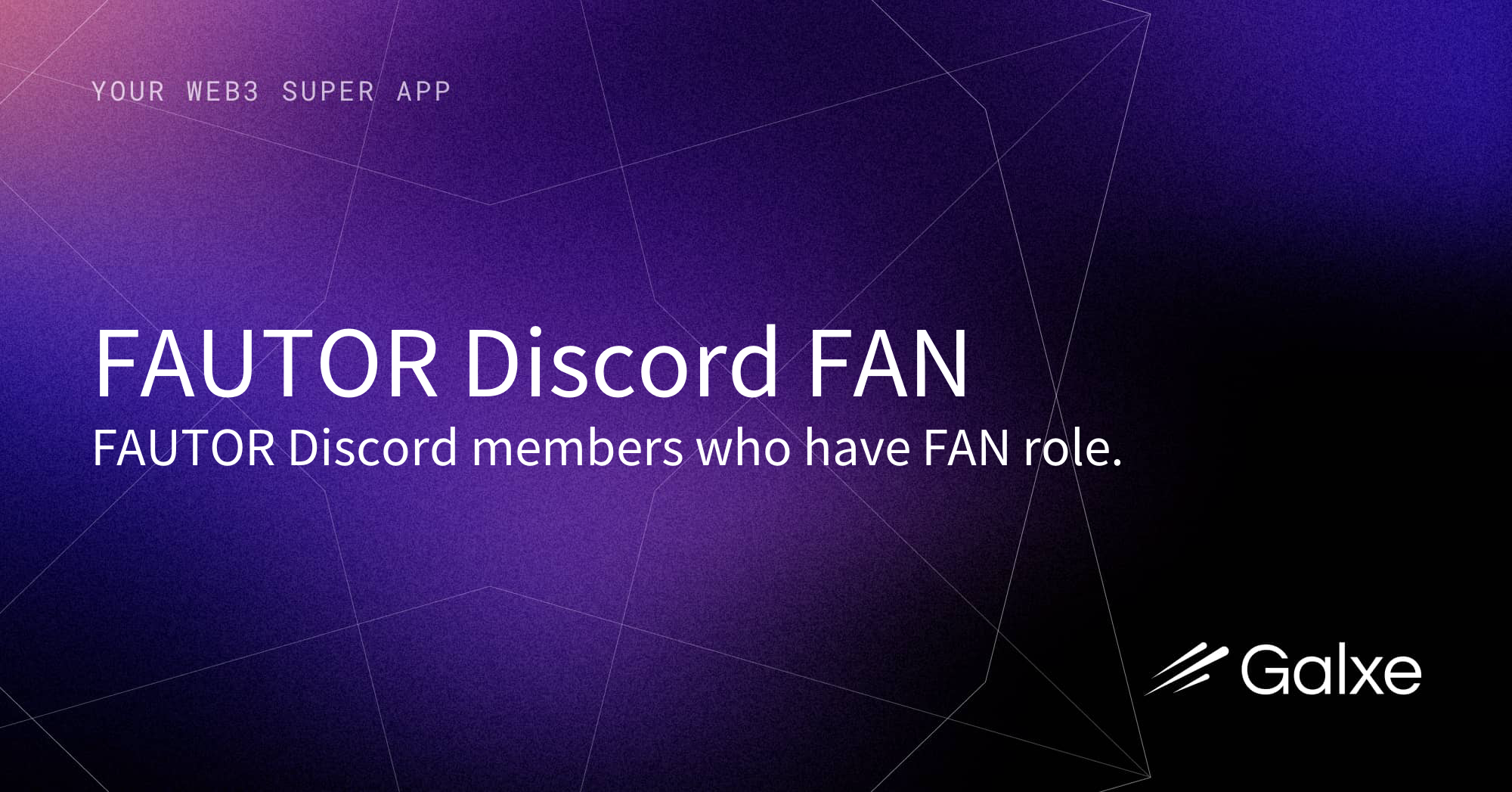 FAUTOR Discord FAN Credential | Galxe