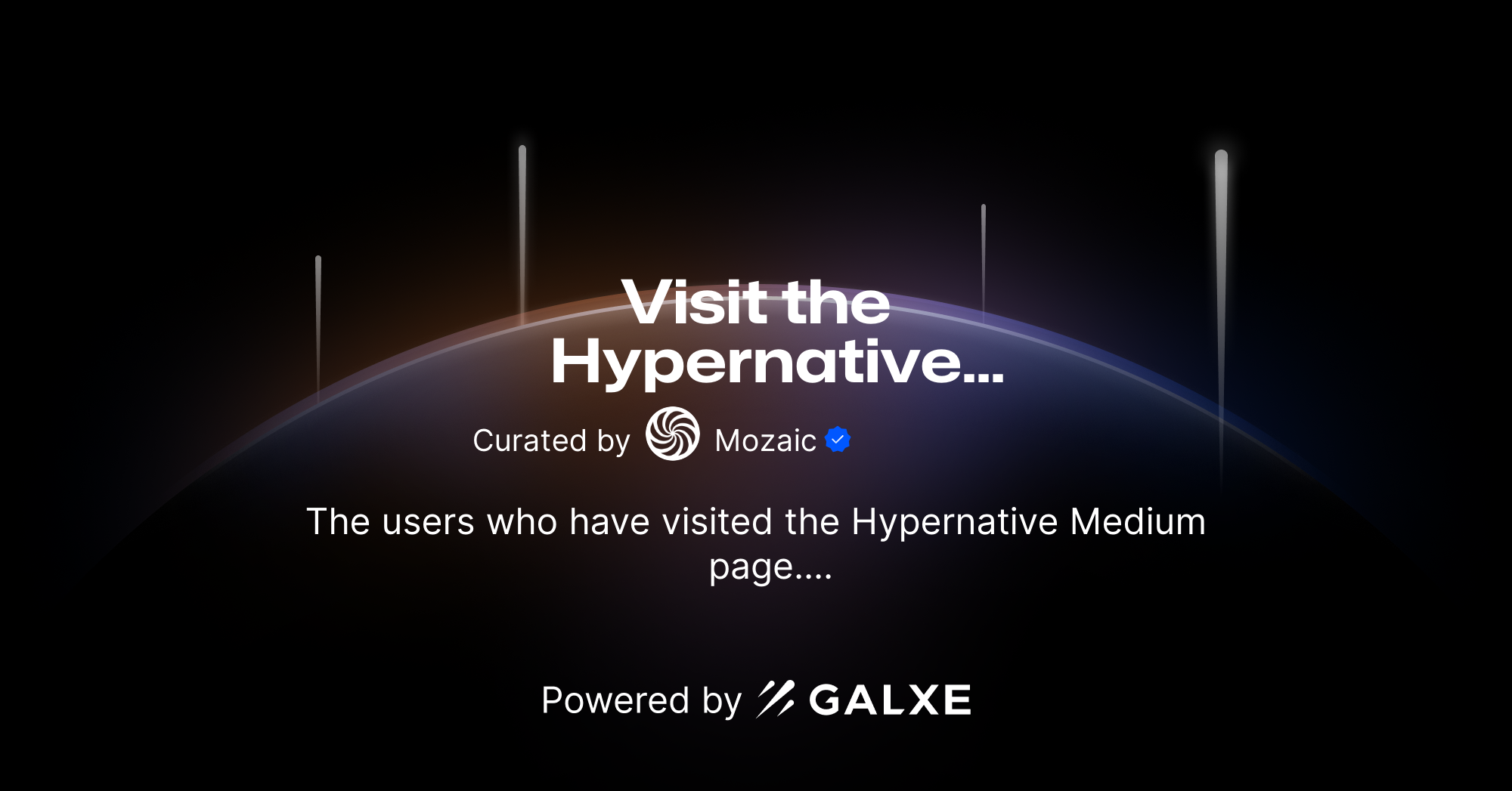 Visit the Hypernative Medium Credential | Galxe