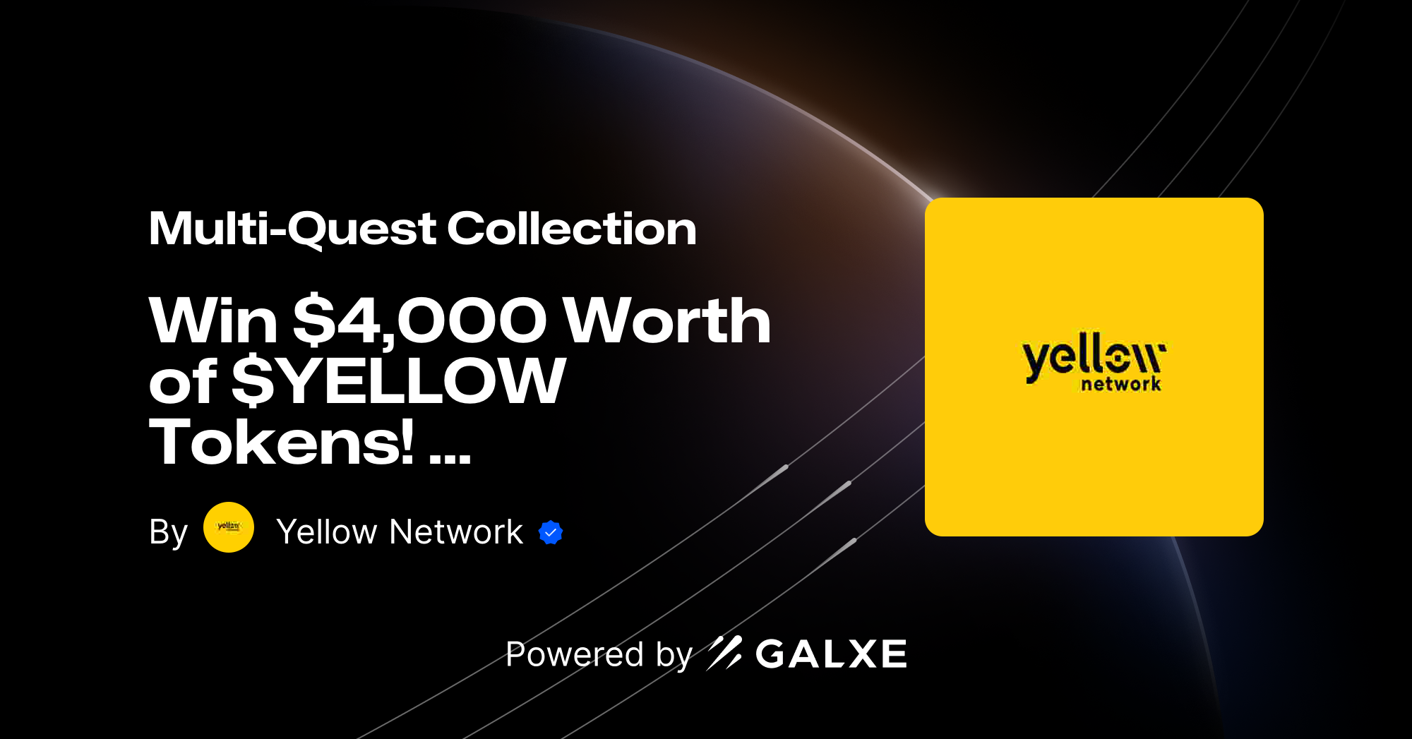 Win $4,000 Worth of $YELLOW Tokens! 🌟 Complete Tasks and Earn Rewards ...