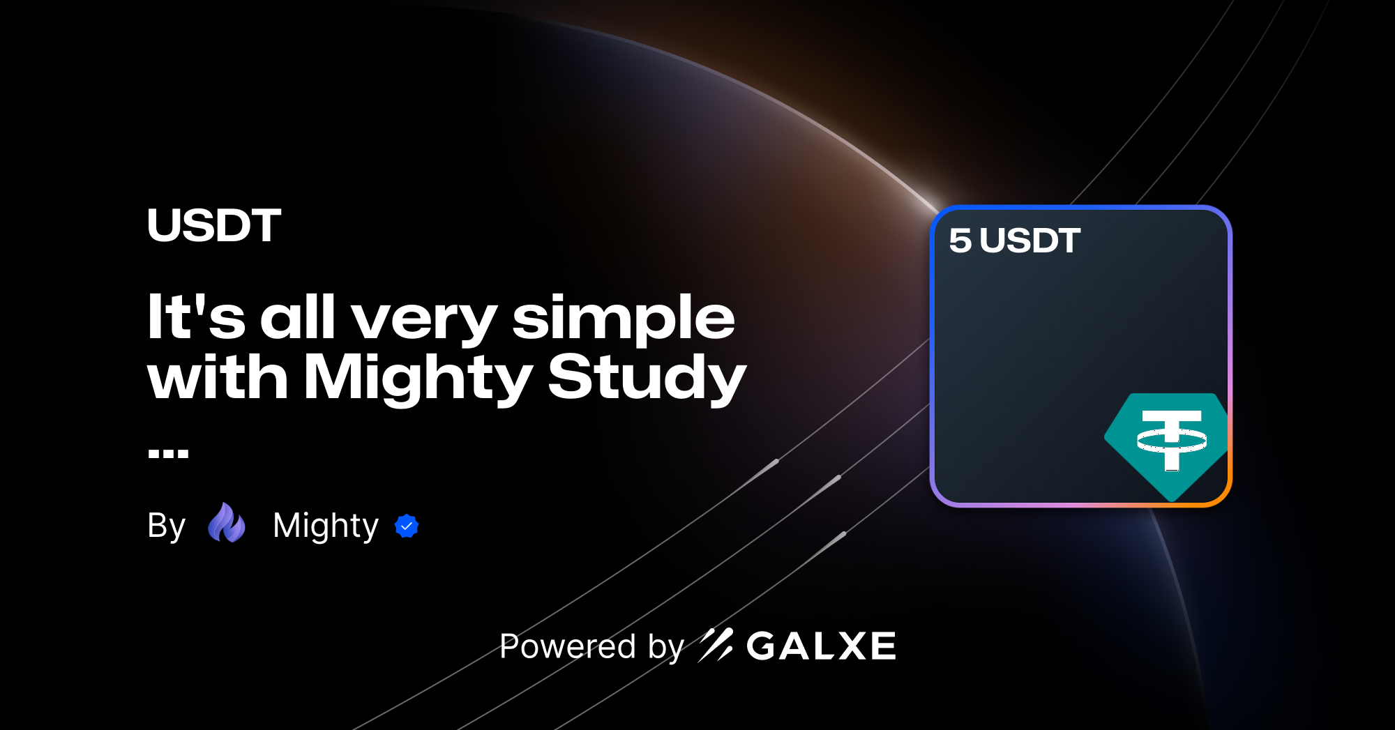 It's all very simple with Mighty Study 💜 by Mighty | Galxe Quest