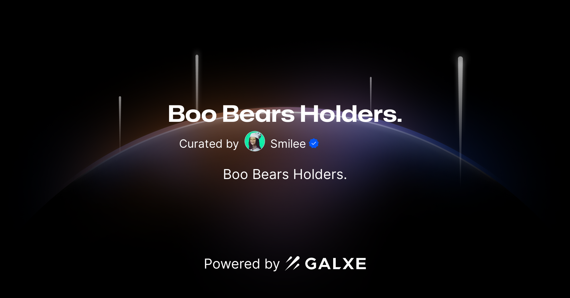 Boo Bears Holders. Credential | Galxe