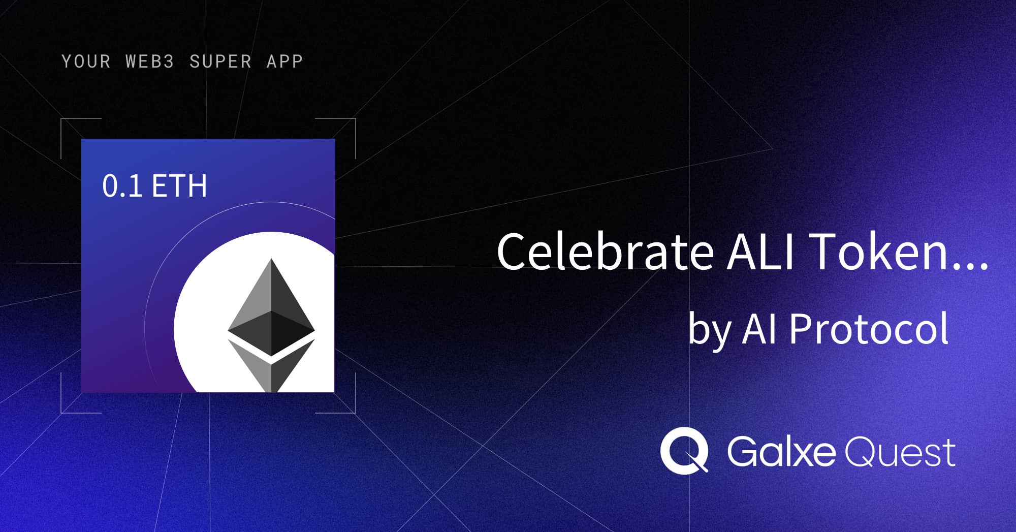 Celebrate ALI Token Staking for a chance to win .1 ETH! by AI Protocol ...