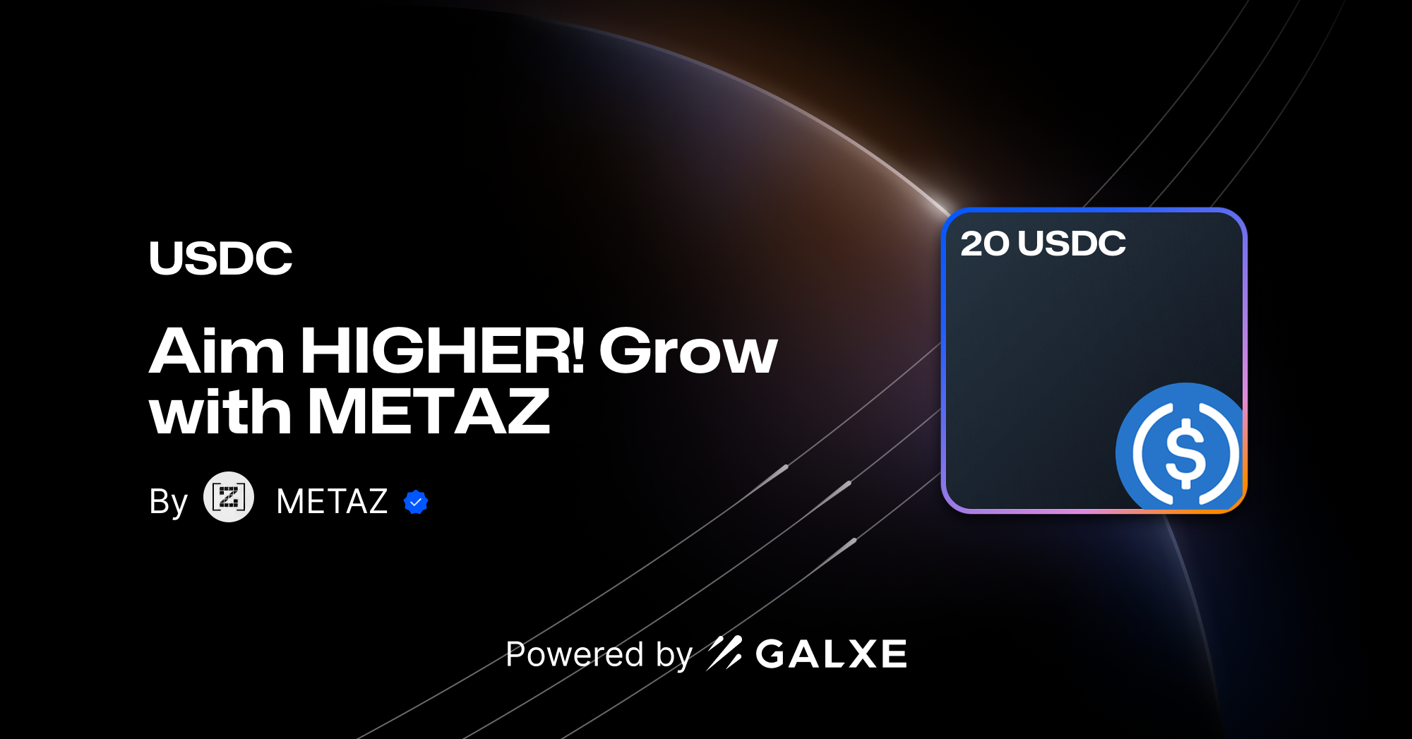 Aim HIGHER! Grow with METAZ by METAZ | Galxe Quest