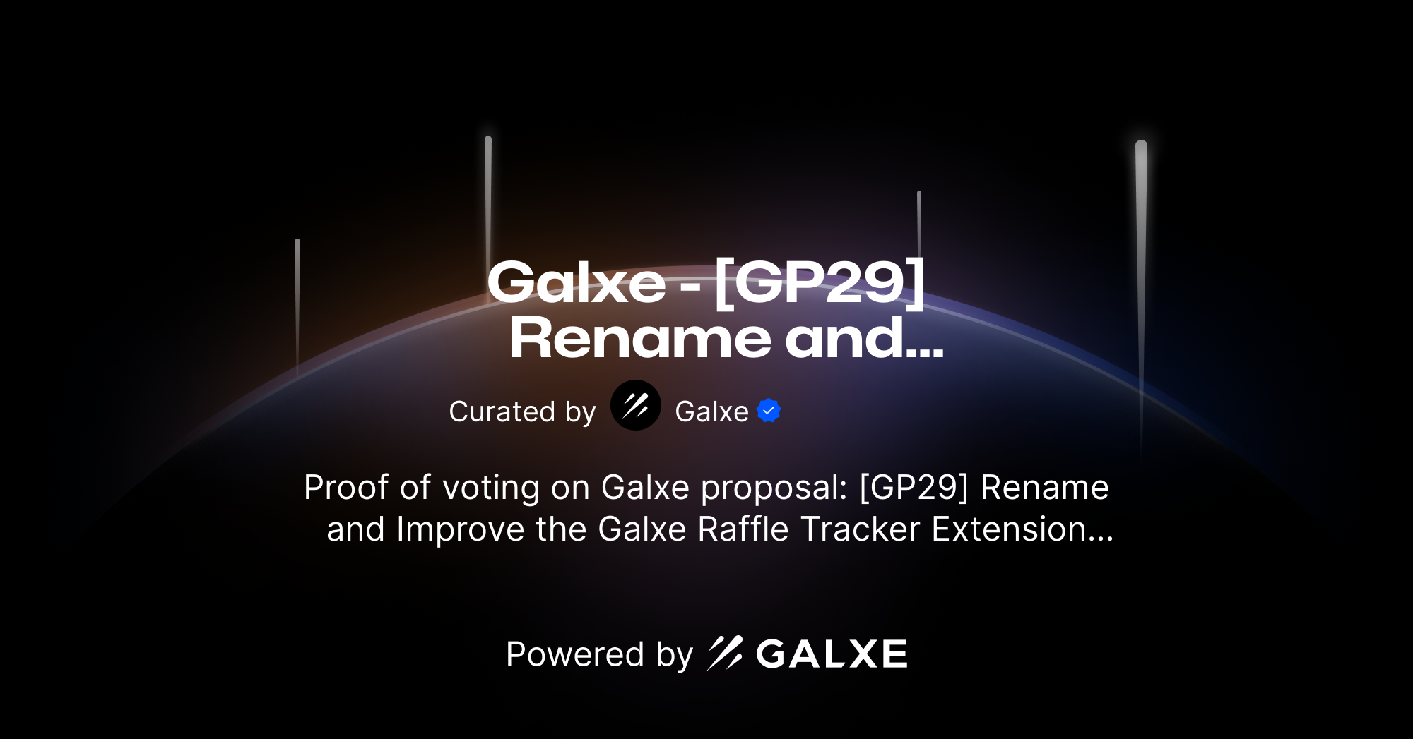 Galxe - [GP29] Rename and Improve the Galxe Raffle Tracker Extension - Snapshot Voters ...