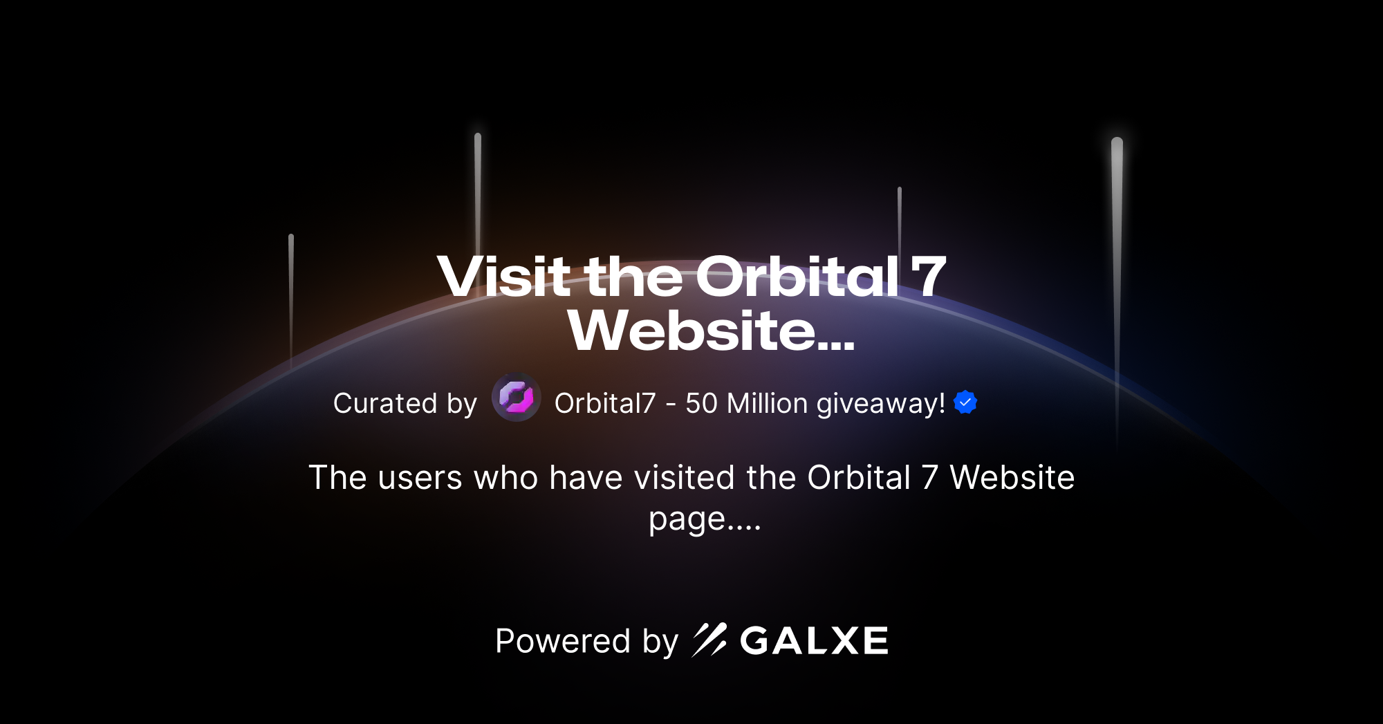 Visit the Orbital 7 Website Credential | Galxe