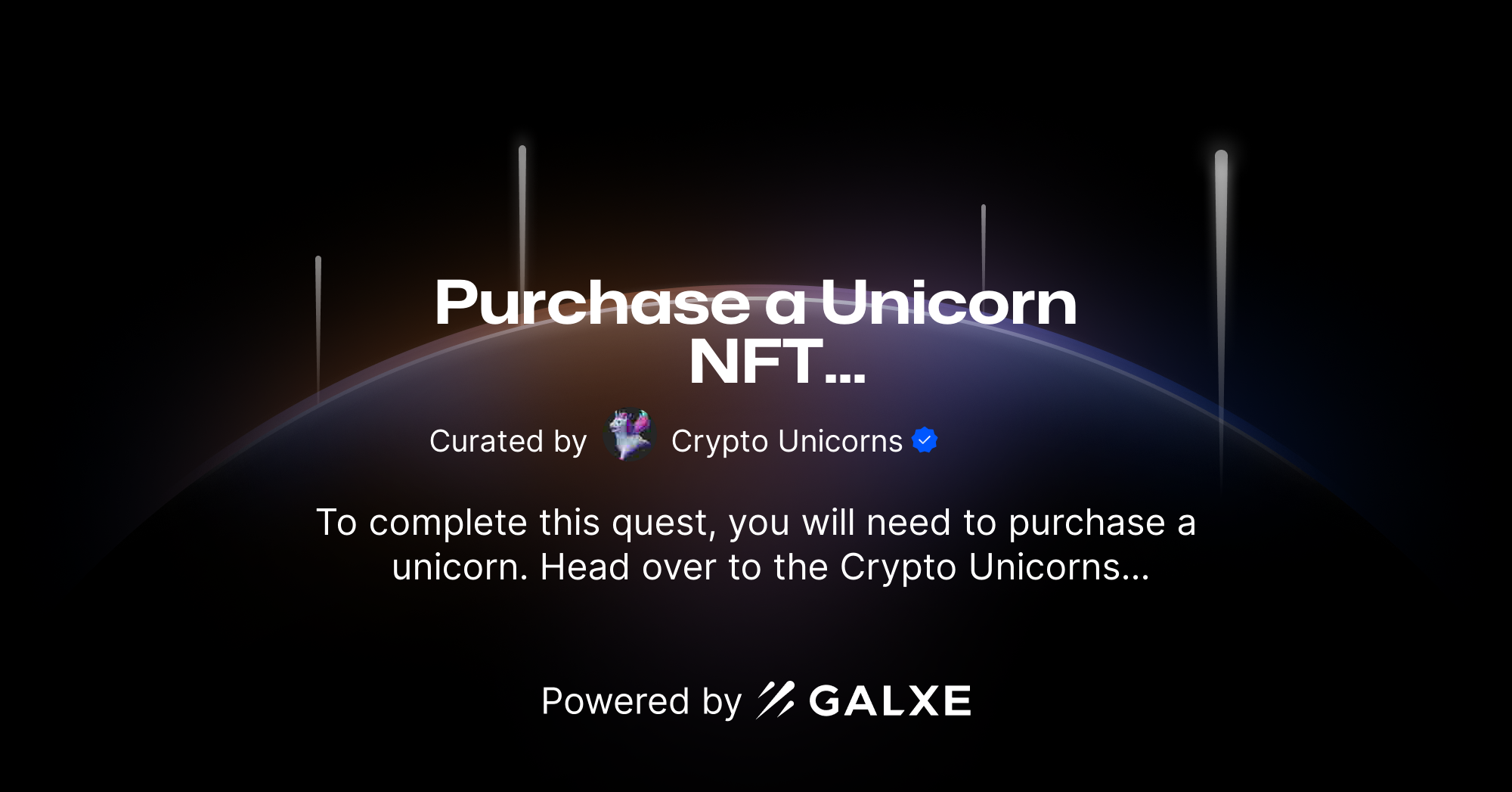 Purchase a Unicorn NFT Credential | Galxe