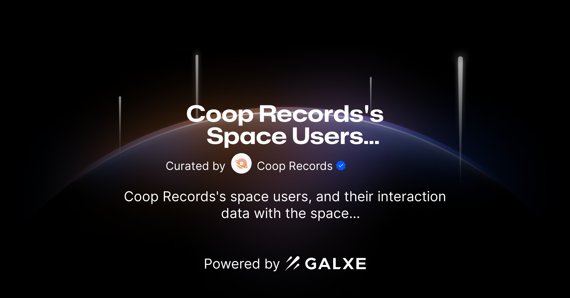 Coop Records's Space Users Credential | Galxe