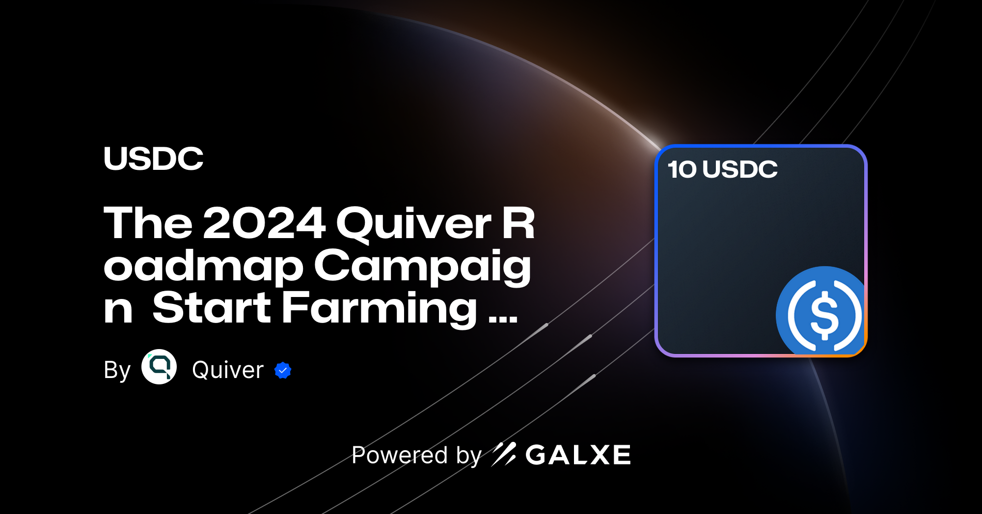 The 2024 Quiver Roadmap Campaign 🥳 Start Farming Your $QVR Airdrop NOW 🚀 by Quiver | Galxe Quest