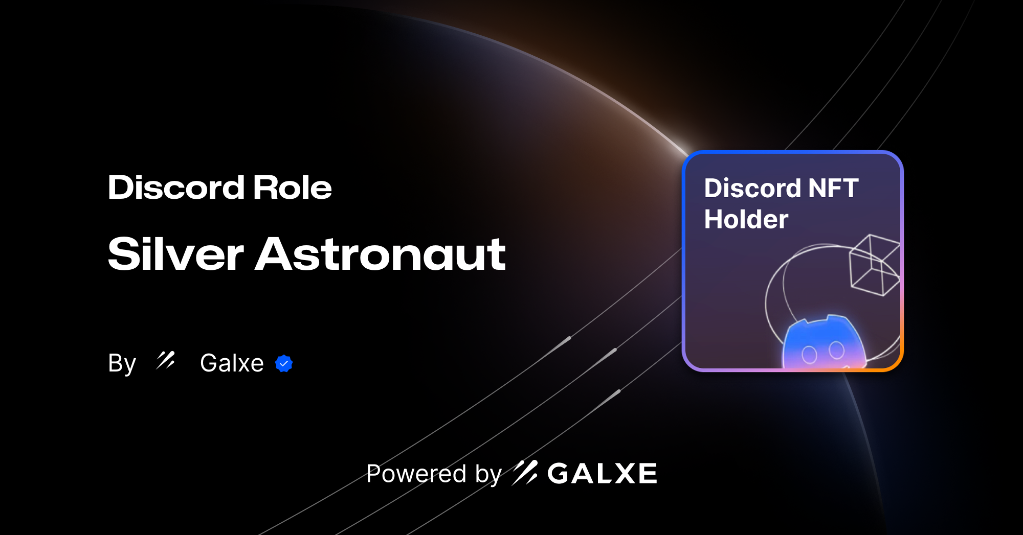 Claim Silver Astronaut Discord Role from Galxe on Galxe