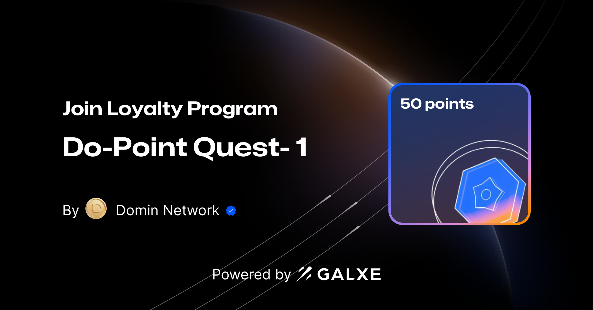 Do-Point Quest- 1 🚀 by Domin Network | Galxe Quest