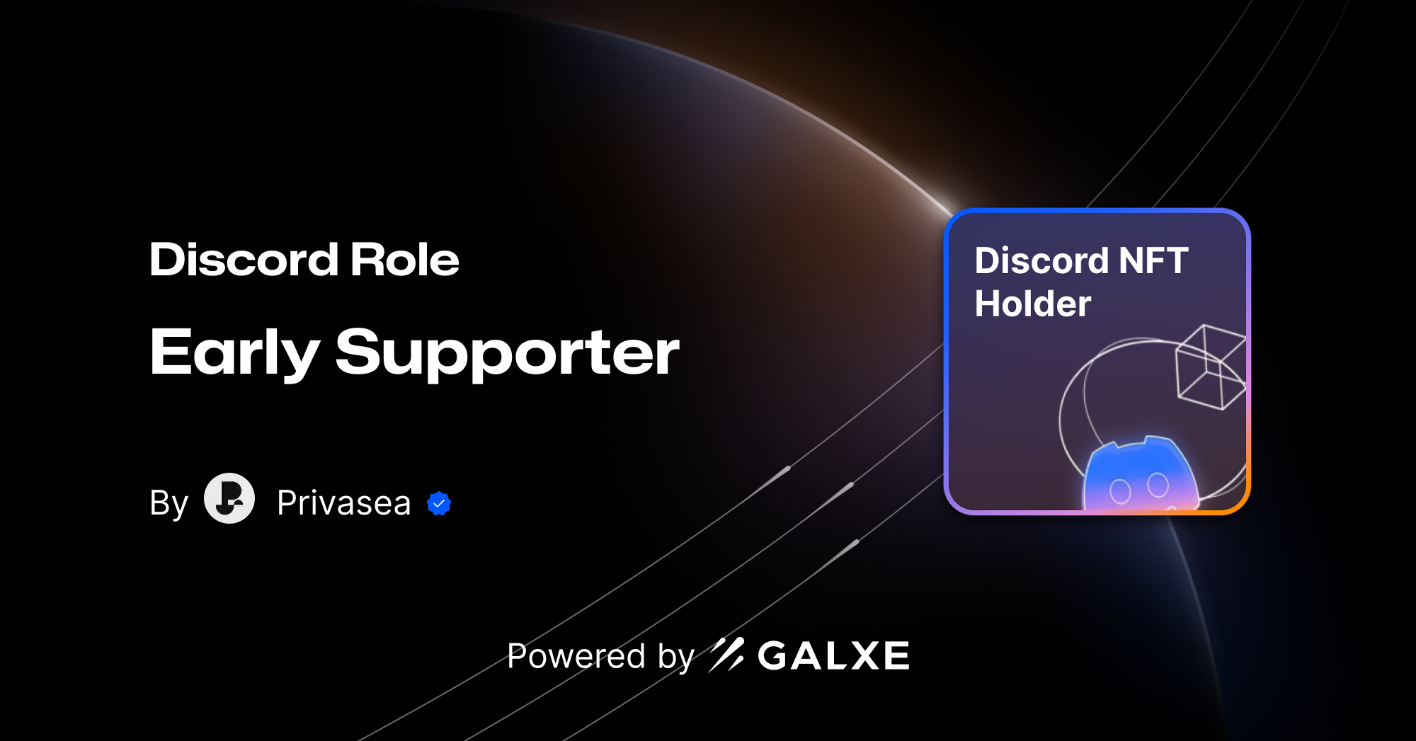 Claim Early Supporter Discord Role from Privasea on Galxe