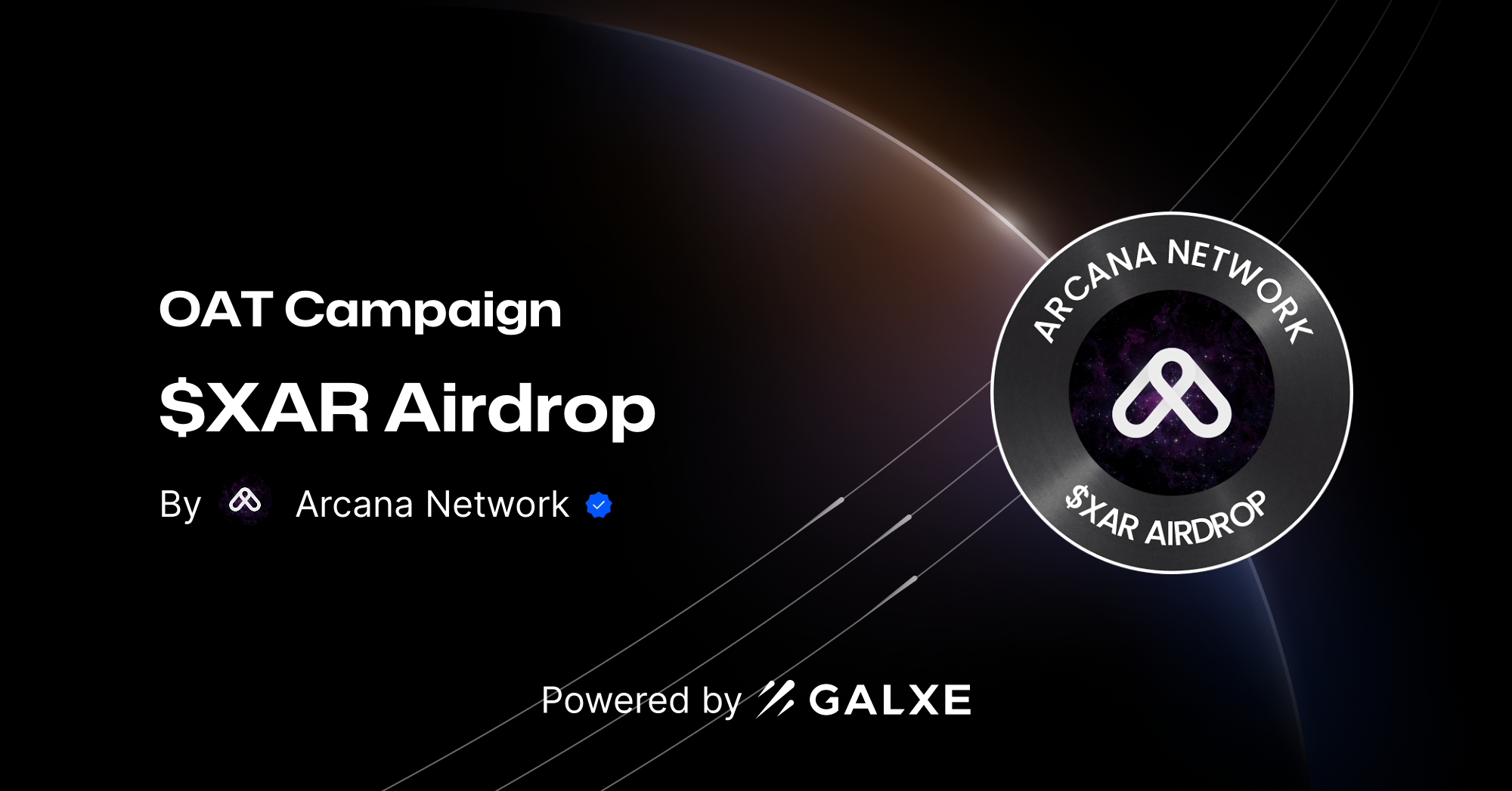 $XAR Airdrop by Arcana Network | Galxe Quest