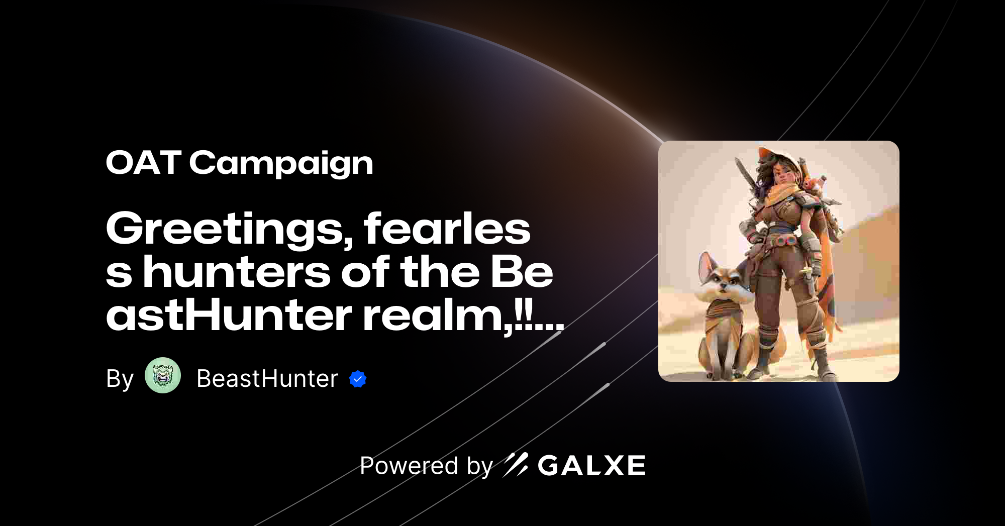 Greetings, fearless hunters of the BeastHunter realm,!! by BeastHunter ...