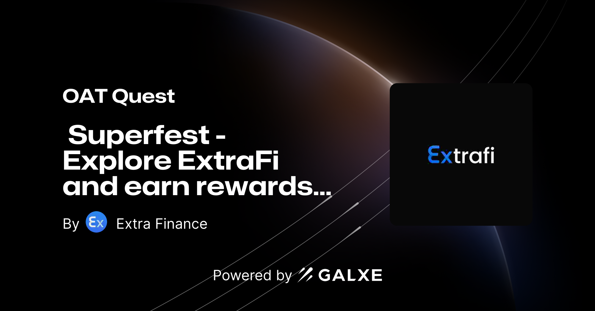 🔴 Superfest - Explore ExtraFi and earn rewards 🚀 by Extra Finance ...