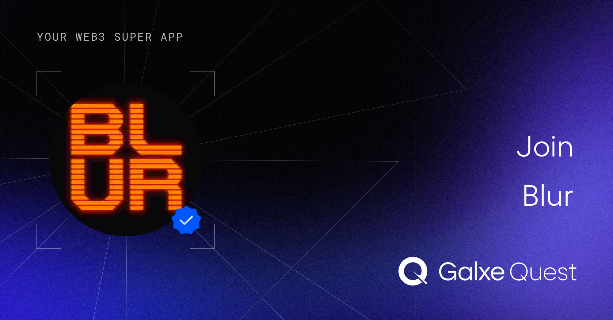 Join Blur on Galxe Quest