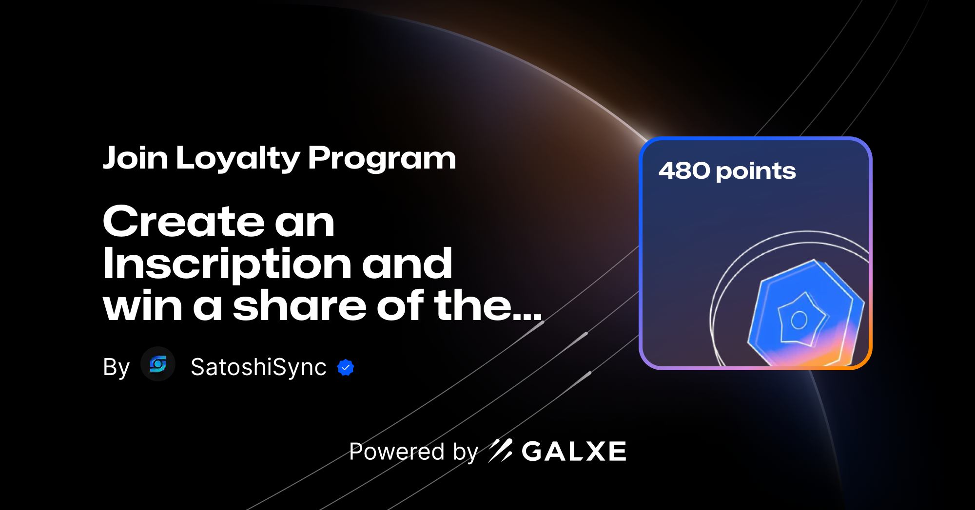 Join Create an Inscription and win a share of the 50 million $SSNC airdrop! Loyalty Program from ...