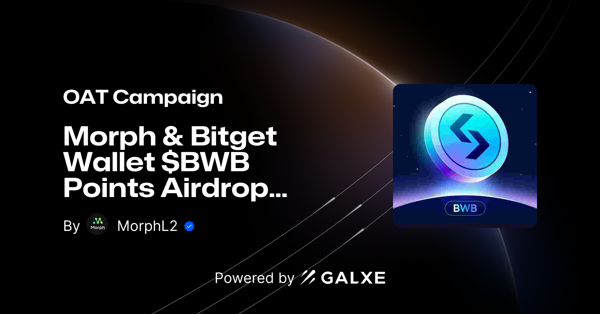 Morph & Bitget Wallet $BWB Points Airdrop by MorphL2 | Galxe Quest