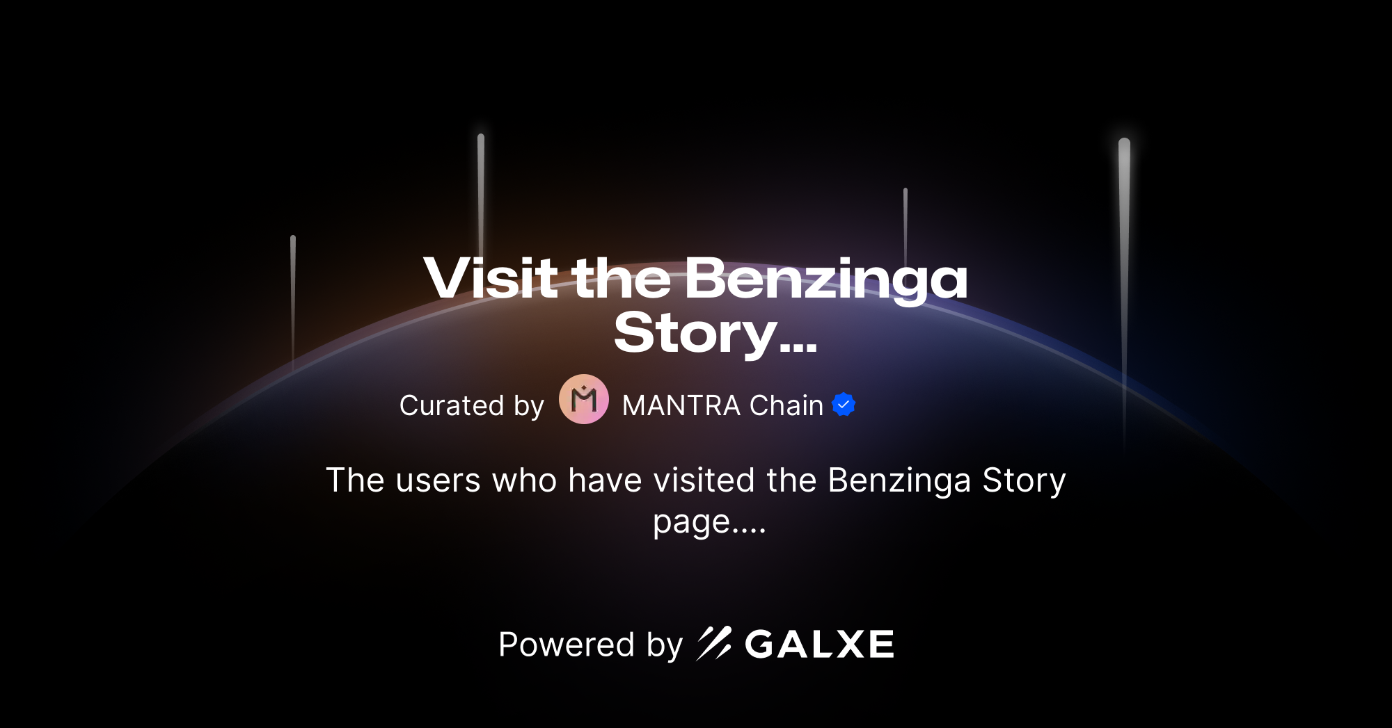 Visit the Benzinga Story Credential | Galxe