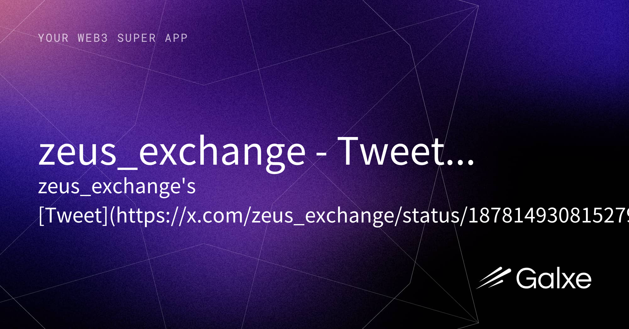 zeus_exchange - Tweet Retweeters - Tweet 1878149308152791284 Credential ...