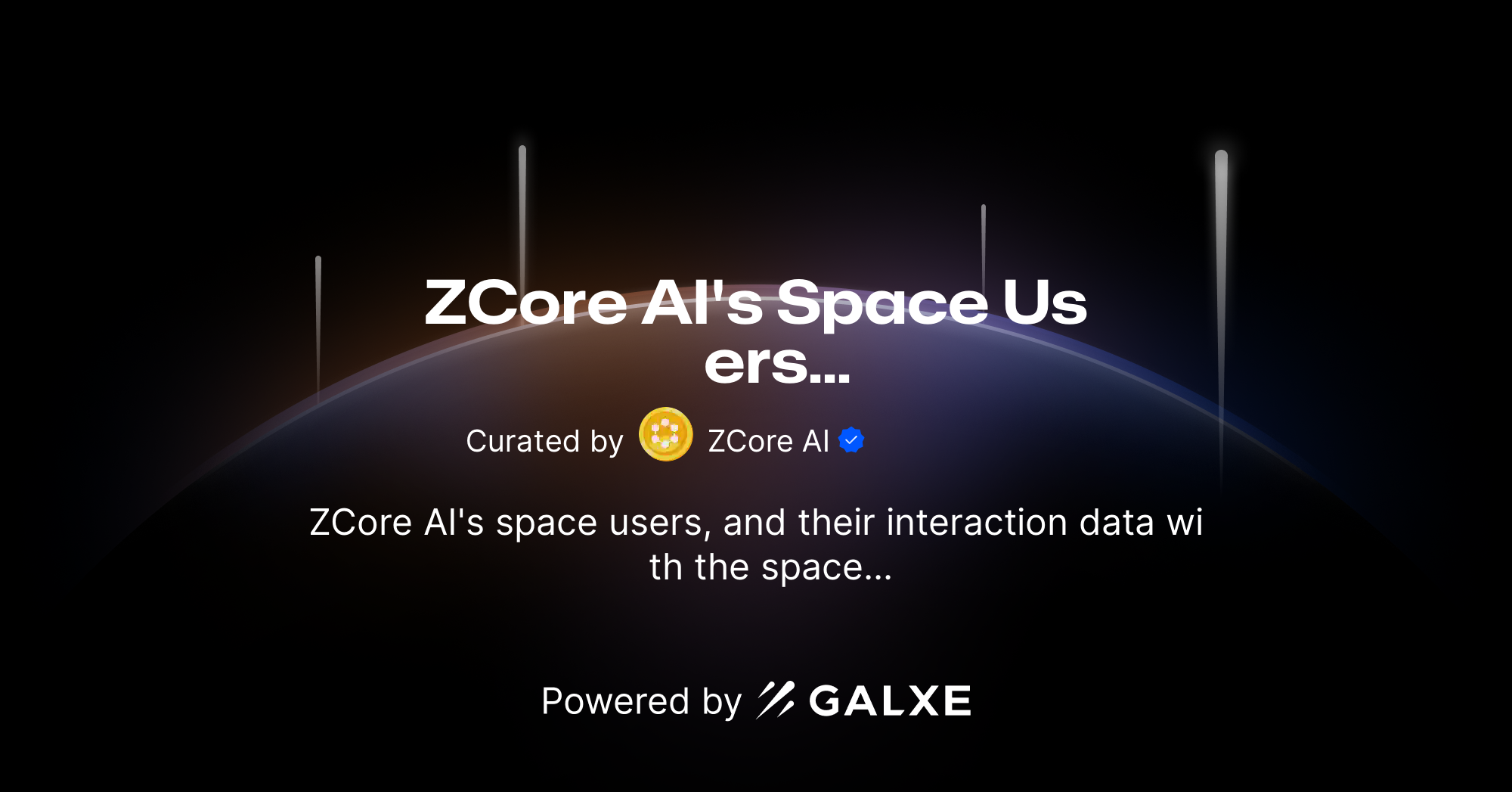 ZCore AI's Space Users Credential | Galxe