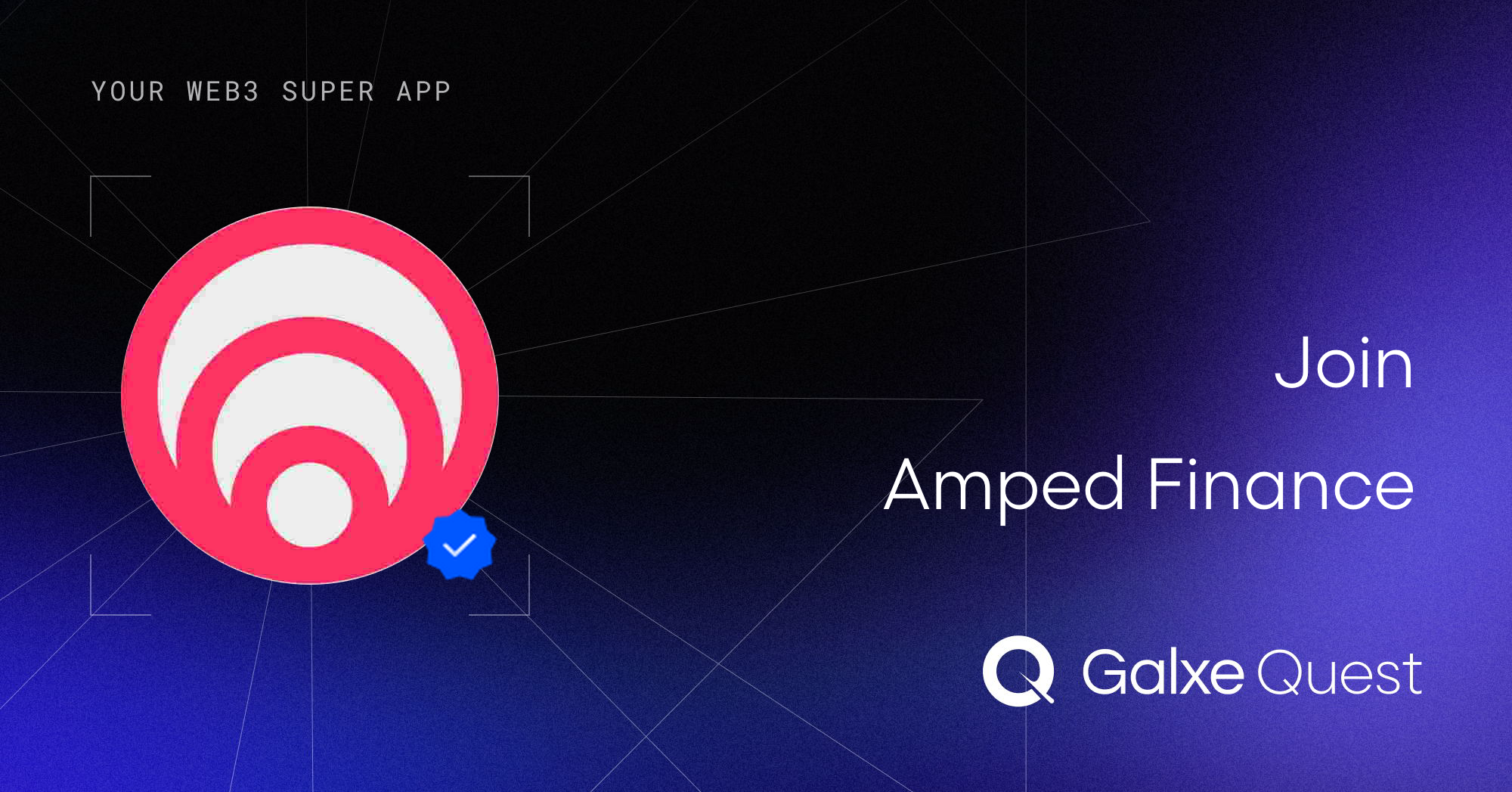 Join Amped Finance on Galxe Quest