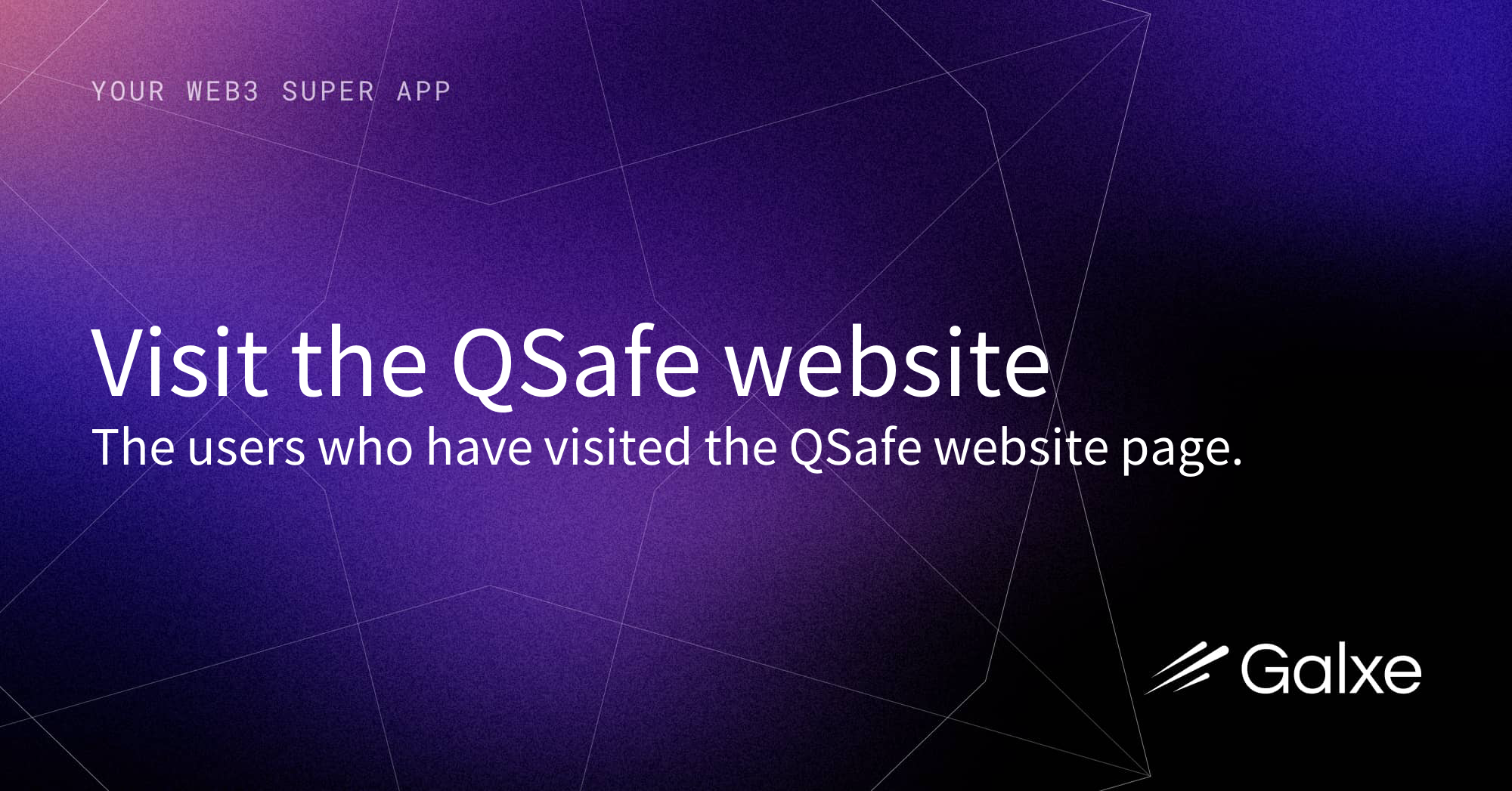 Visit the QSafe website Credential | Galxe