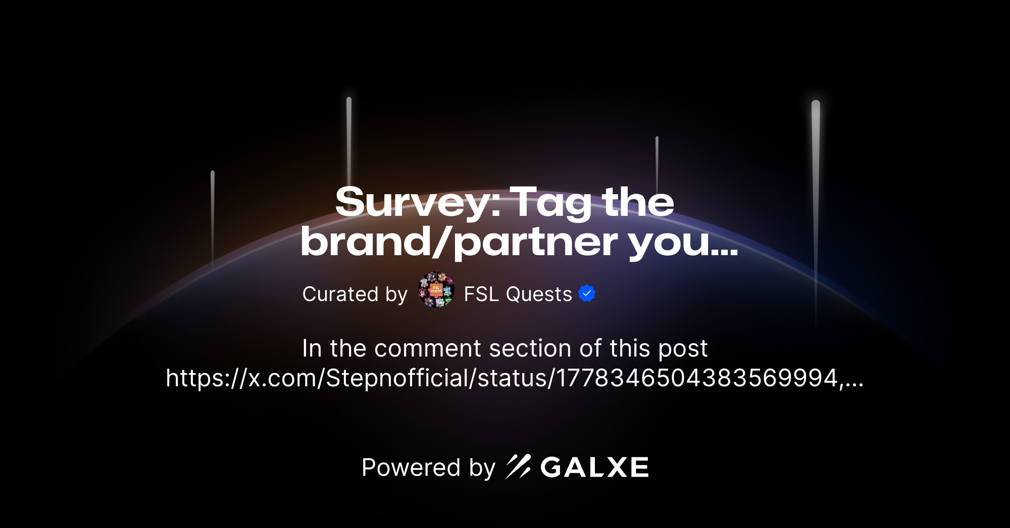 Survey: Tag the brand/partner you would like us to bring to you ...