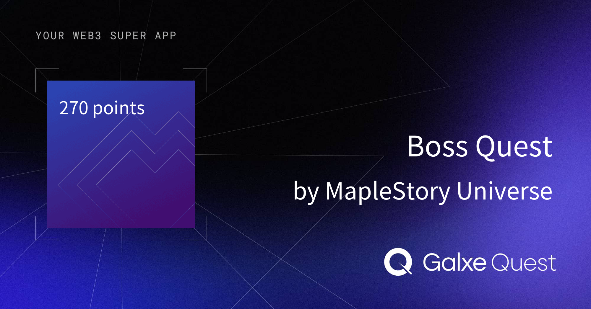 Boss Quest by MapleStory Universe | Galxe Quest