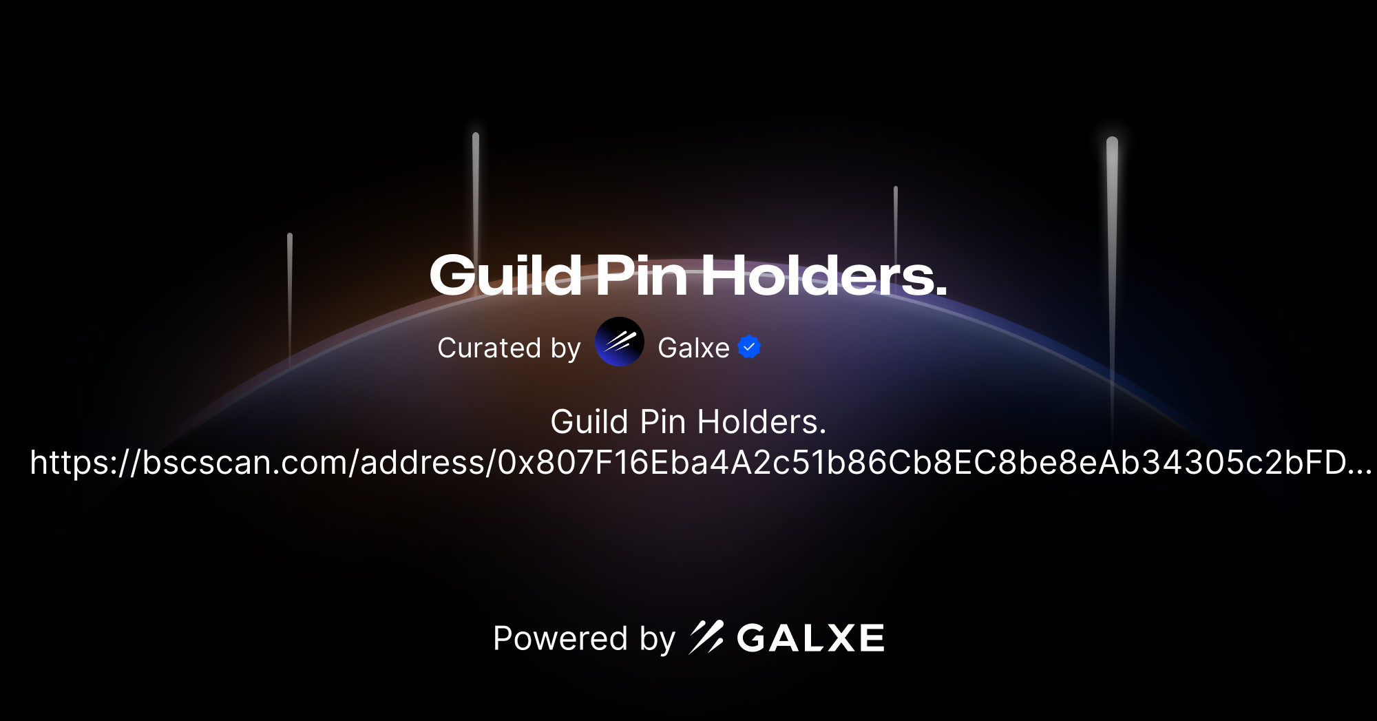 Guild Pin Holders. Credential | Galxe